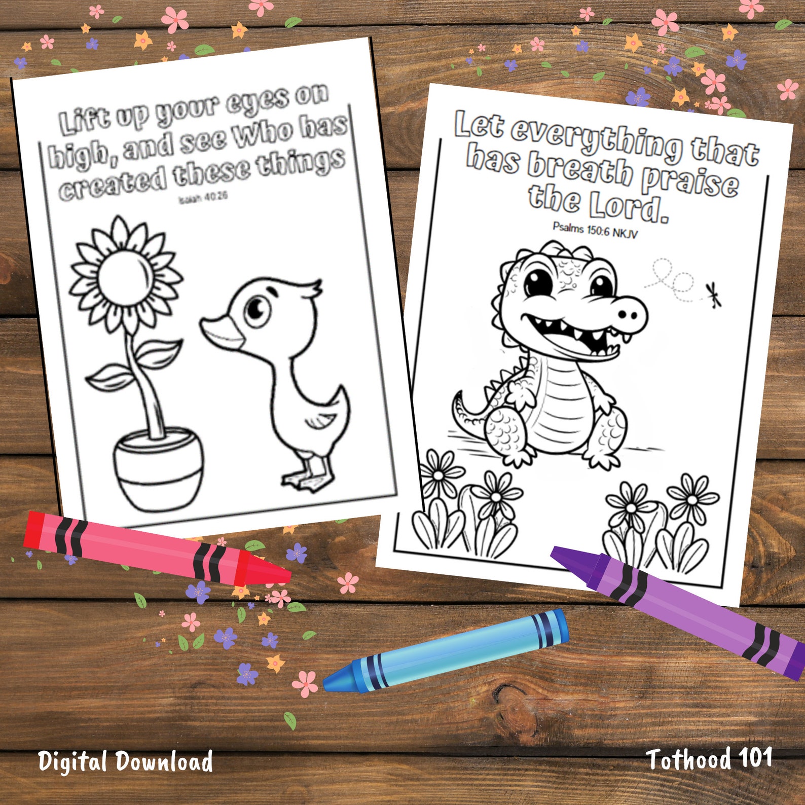 20 Spring Bible Verse Coloring Pages, Homeschool Preschool, Sunday ...