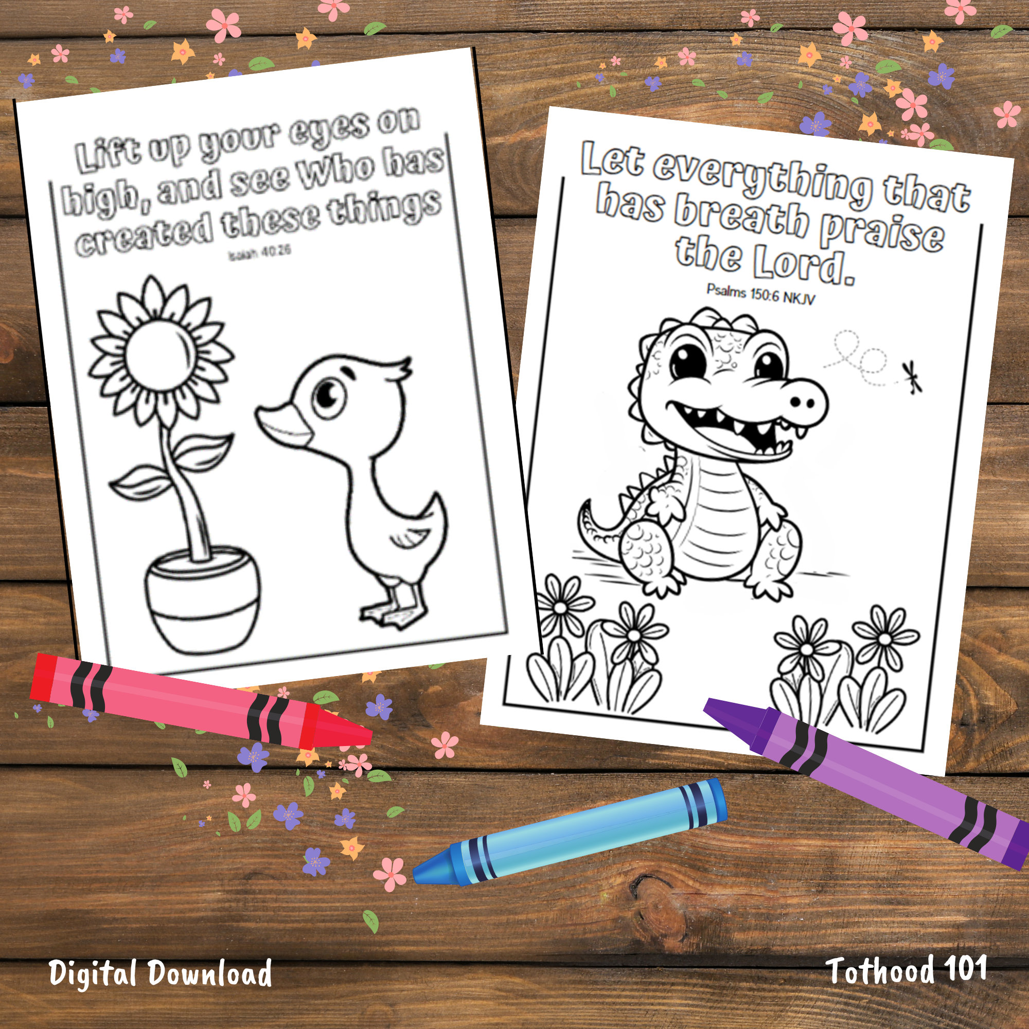 20 Spring Bible Verse Coloring Pages, Homeschool Preschool, Sunday ...