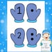 Winter Printable Match up Cards, Winter Activity Printable, Preschool ...