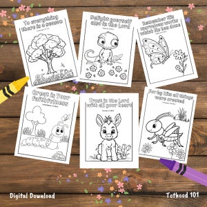 20 Spring Bible Verse Coloring Pages, Homeschool Preschool, Sunday ...