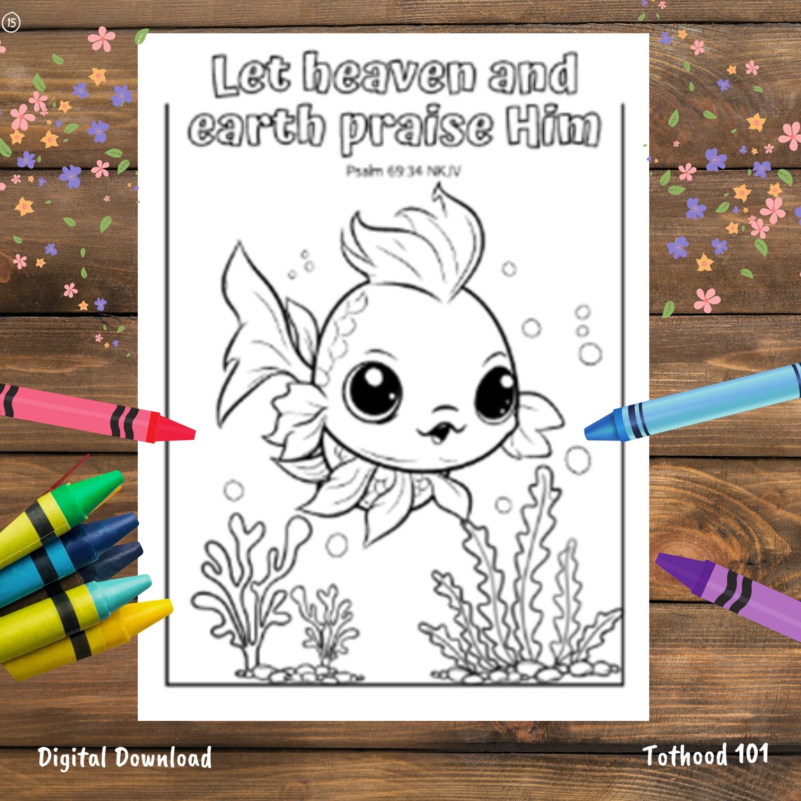 20 Spring Bible Verse Coloring Pages, Homeschool Preschool, Sunday ...