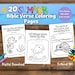 Summer Bible Verse Coloring Pages for Preschoolers (digital Download ...