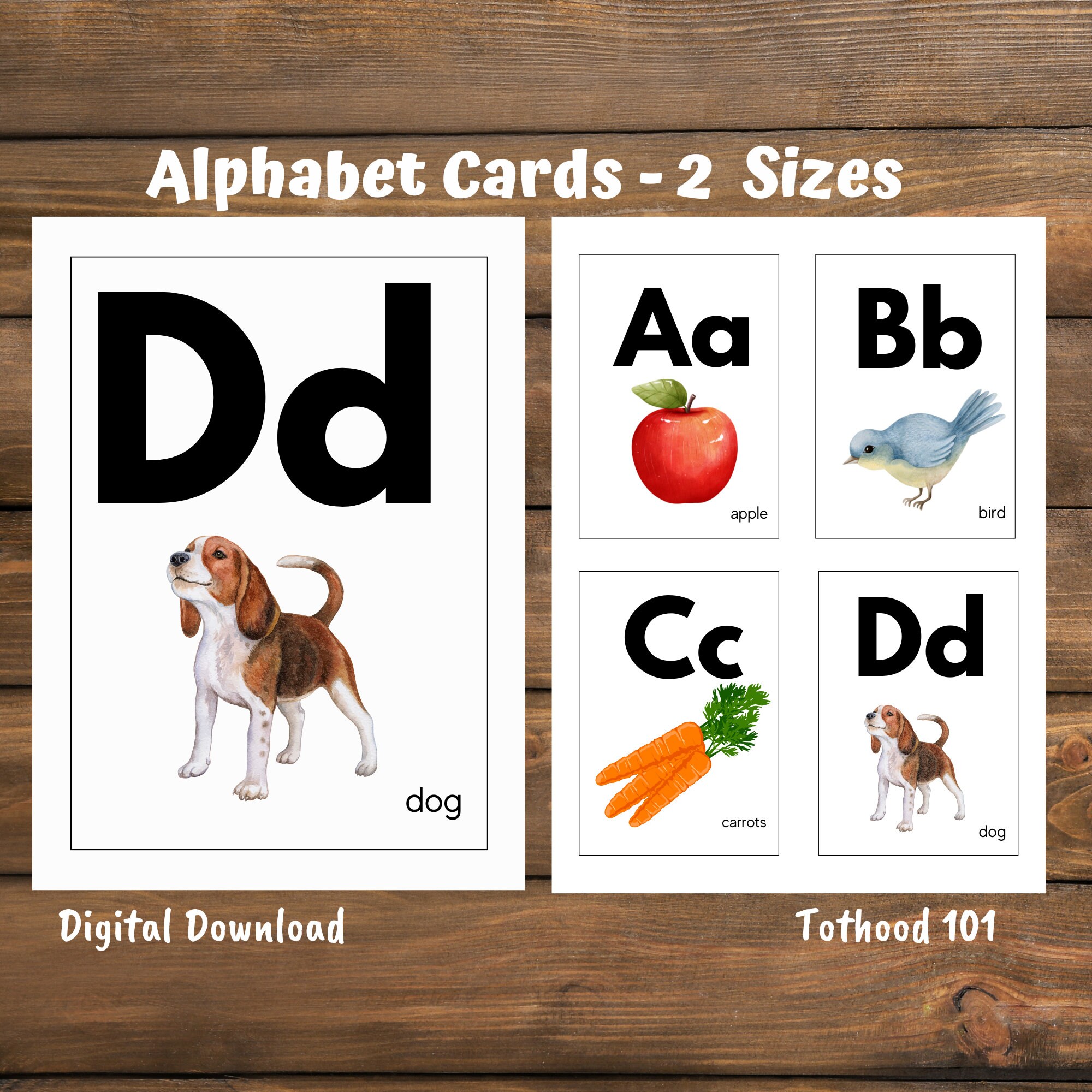 Alphabet Posters, ABC Flash Cards, ABC Posters, Preschool, Pre-k ...