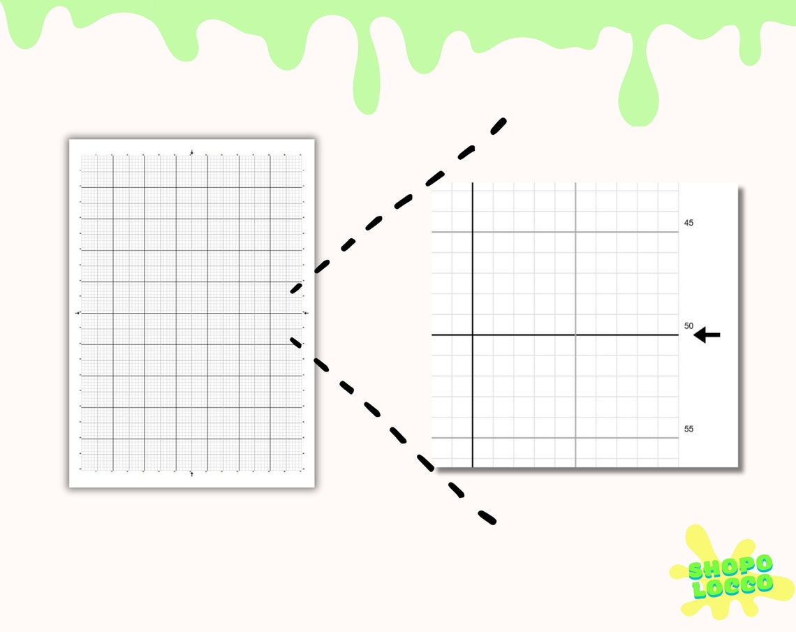 Printable Graph Paper (70x100) - PDF - Cross Stitch Blank Template - A4 ...