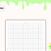 Printable Graph Paper (70x100) - PDF - Cross Stitch Blank Template - A4 ...