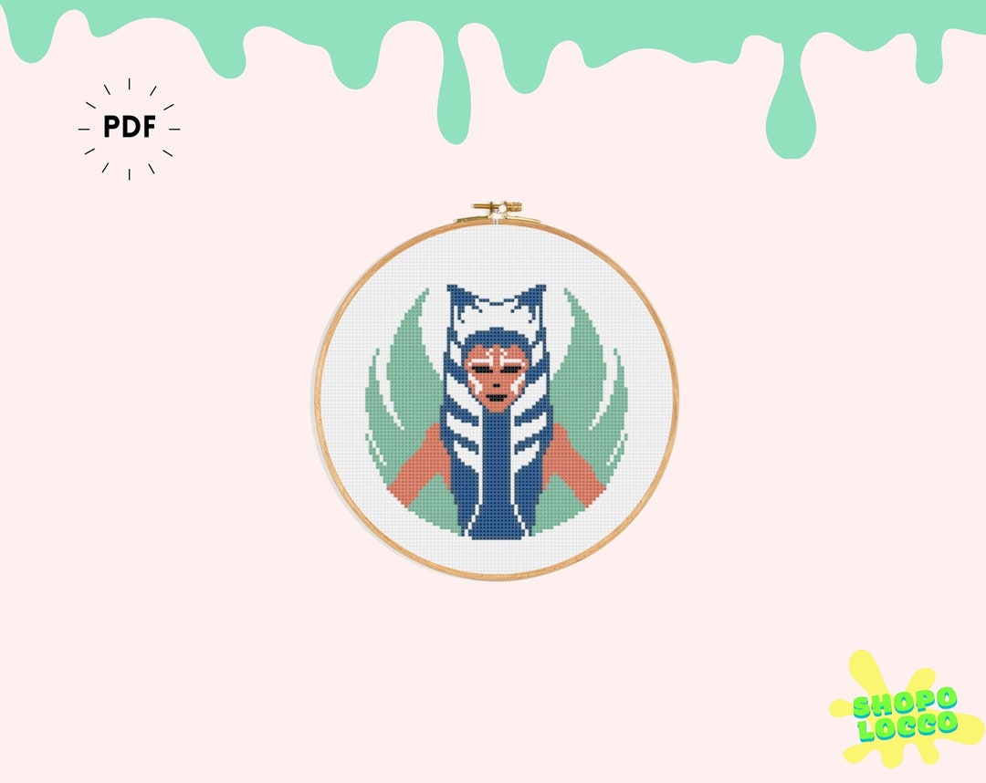 Ahsoka Tano Cross Stitch Pattern Digital PDF Download Movie Characters ...