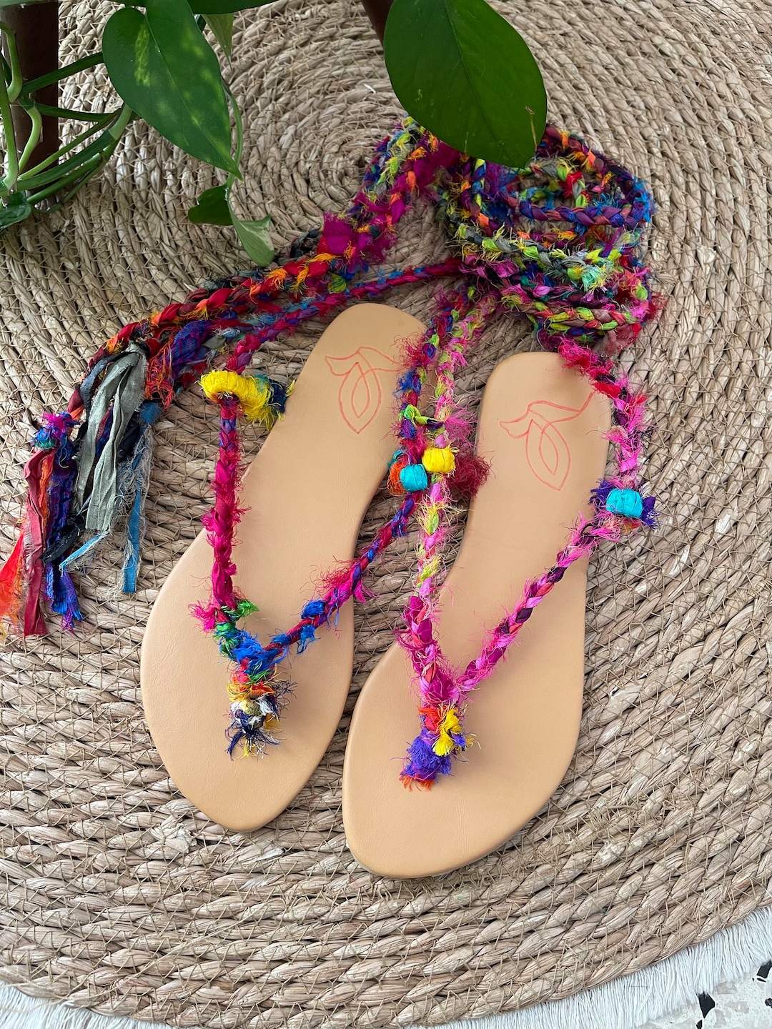 Sandals, Sandalias En Macramé, Tie Up, Macrame Sandals, Tie up Sandals ...