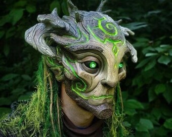 Masquerade Forest Mask - Etsy