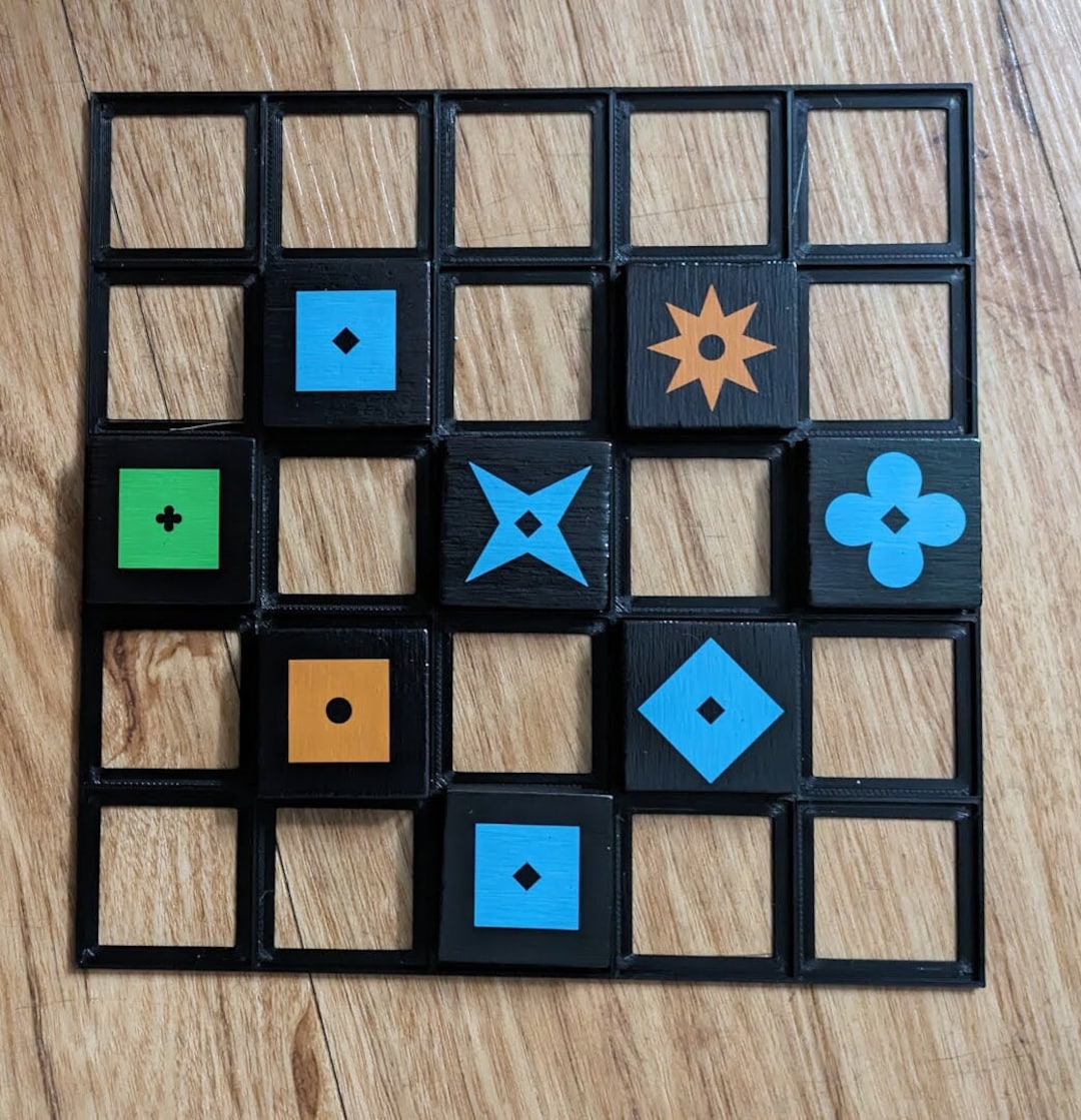 Qwirkle Tile Grid: PLA Plus Board Game Organizer - Etsy