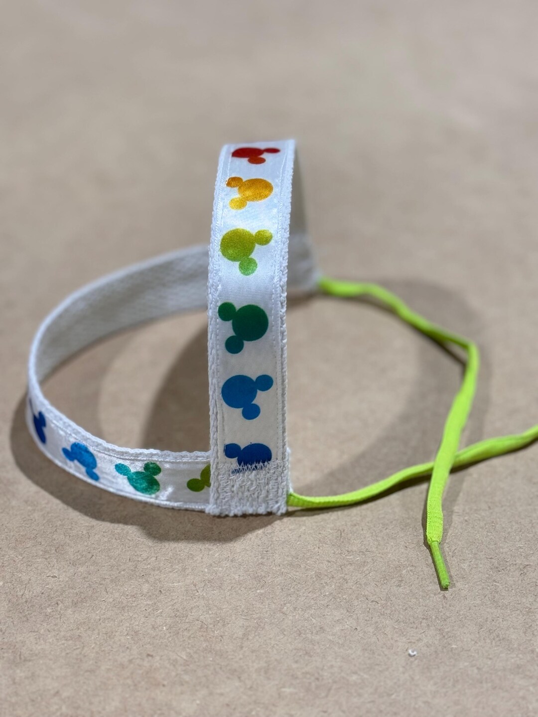 Colorful Mickey on White Nebulizer Mask Holder - Etsy