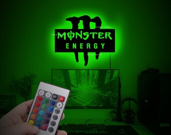 Monster Energy Neon Sign - Etsy UK