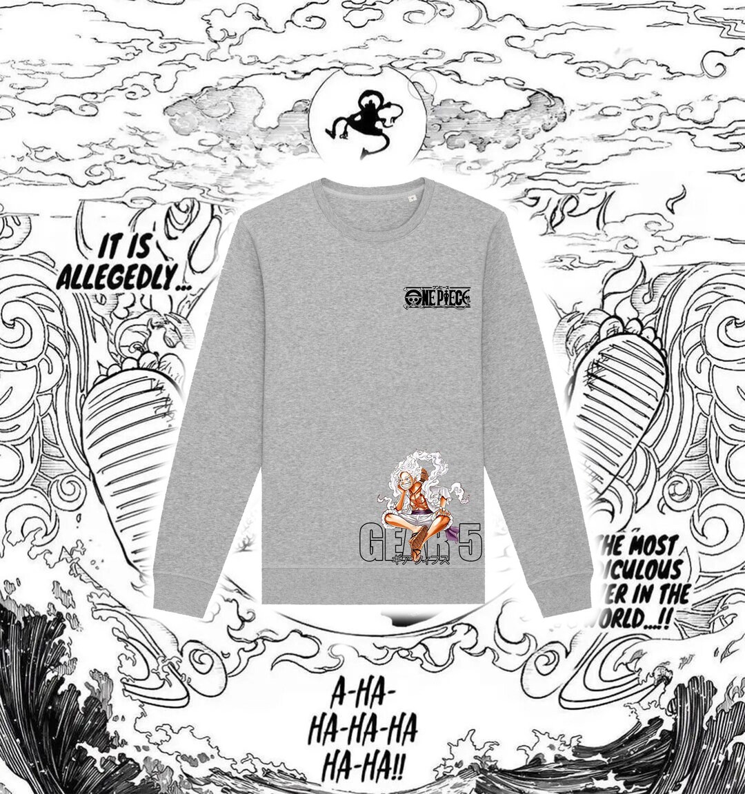 Luffy GEAR 5 Zipped Hoodie - Etsy