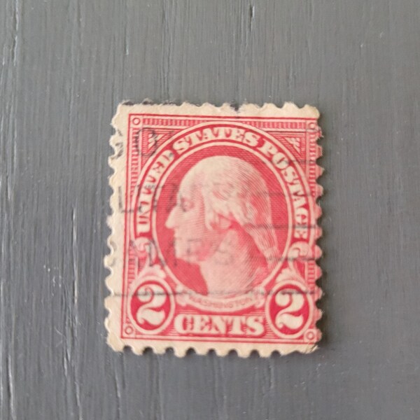 George Washington 2 Cent Stamp - Etsy