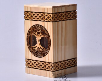 Pine Cremation Box - Etsy