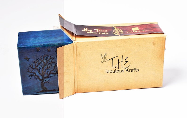 Personalized Rosewood Cremation Box for Human Ashes Tree of - Etsy