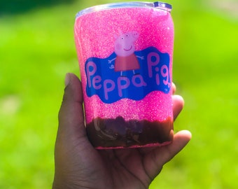 Peppa Pig Custom Cups - Etsy