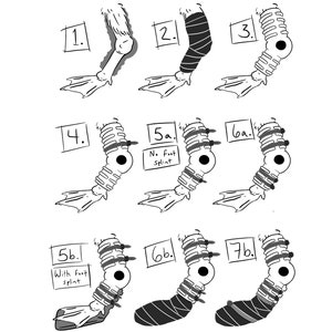 Full Leg and Foot Splint for Chicken or Duck - Etsy