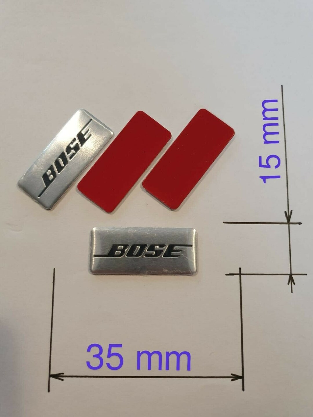 2 X Bose Brushed Aluminium Speaker Badges - Etsy