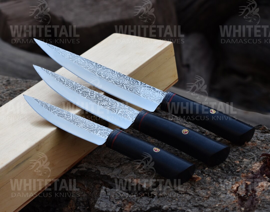 Custom Chef Knife Set, Grilling Knives, Christmas Gifts, Kitchen Knife ...