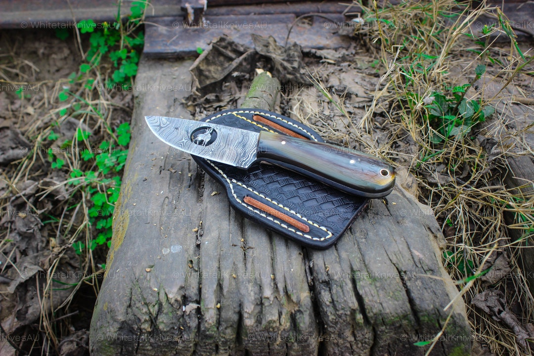 Custom Hunting Knife, Personalized Handmade Knife, Fixed Blade Knife ...