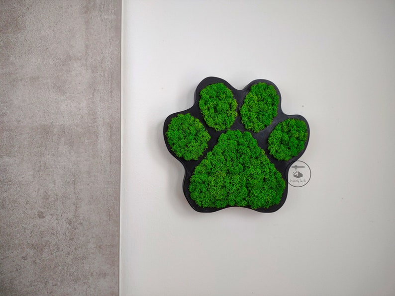 Vet Clinic Dog Paw Wall Decor Sign, Home Decor for Dog Lovers, Moss ...