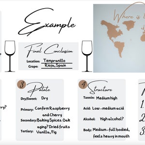 Wine Tasting Book for Beginners - Etsy