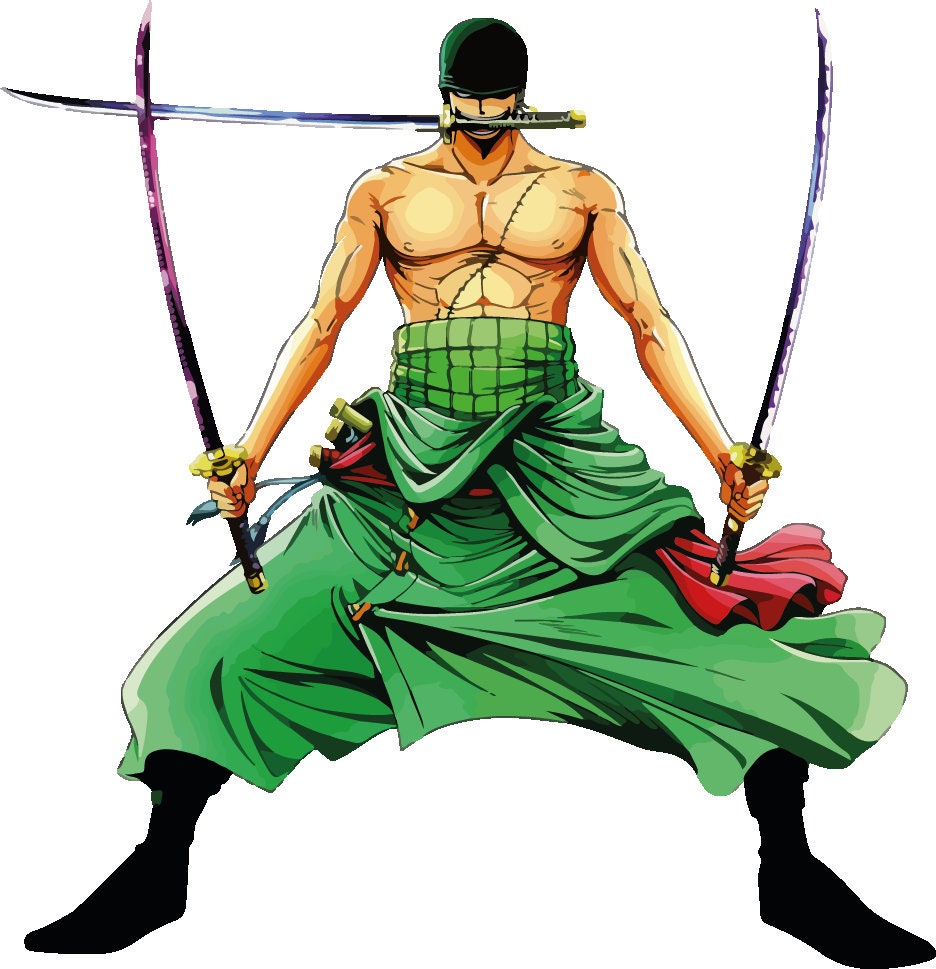 Roron*a Zoro Hero Bundle Png-pdf-svg Stickers for Cricut - Etsy