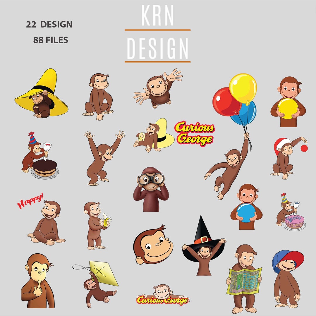 Curious George Movie-svg-png-pdf Saved Files for Cricut - Etsy