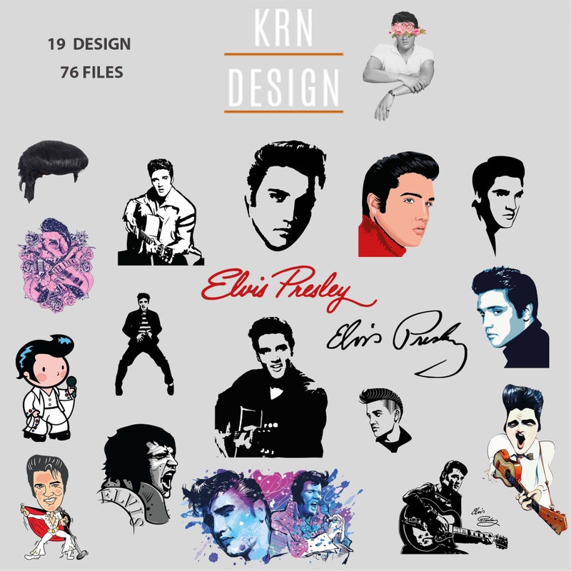 Elvis Presley Svg - Etsy