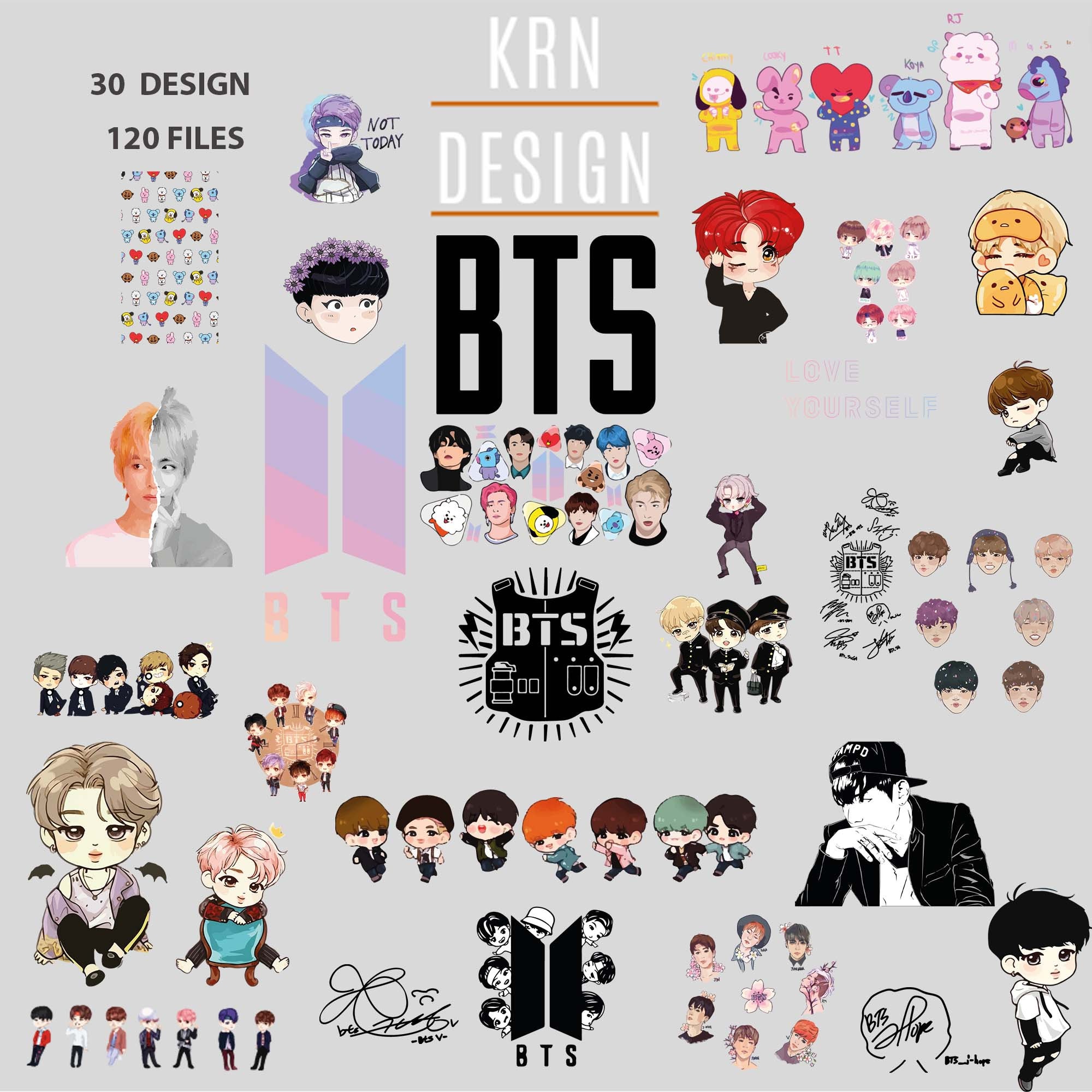 Bts K-pop Music Group Package -PNG-PDF-SVG Files for Cricut - Etsy Bts K-pop Music Group Package -PNG-PDF-SVG Files for Cricut - Etsy