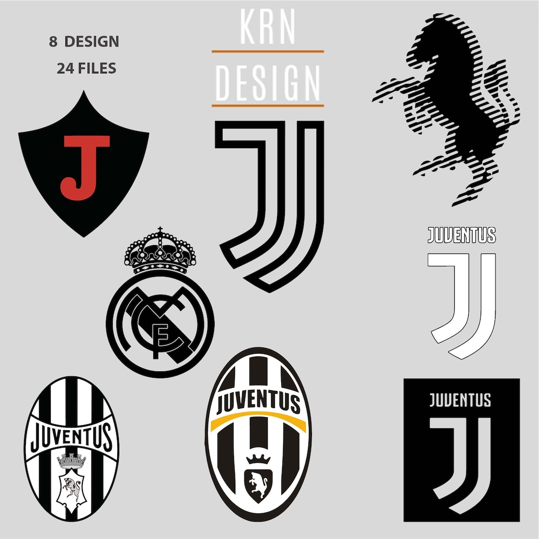 Juventus Logo-team-png-svg-pdf Layered Files for Cricut - Etsy