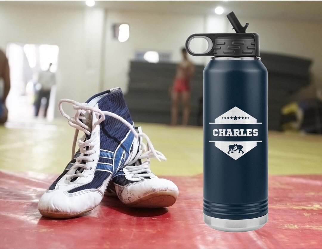 Personalized Wrestling Water Bottle / Wrestling Coach Water - Etsy