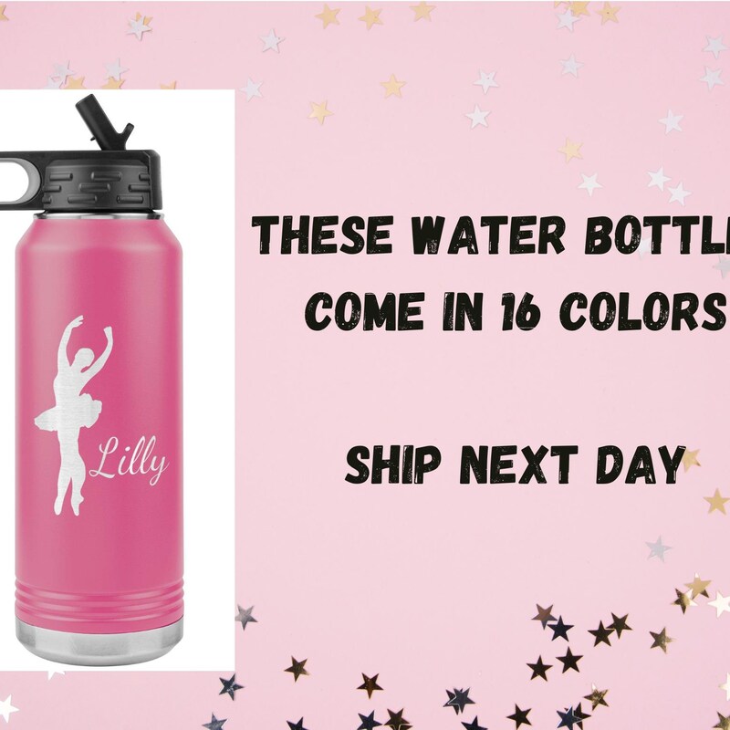 Dance Water Bottle - Etsy