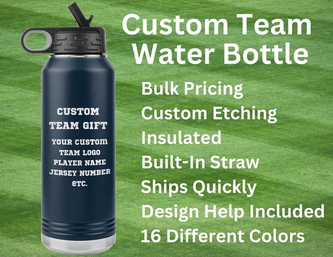 Personalized Football Player Water Bottle,football Player Water Bottle ...