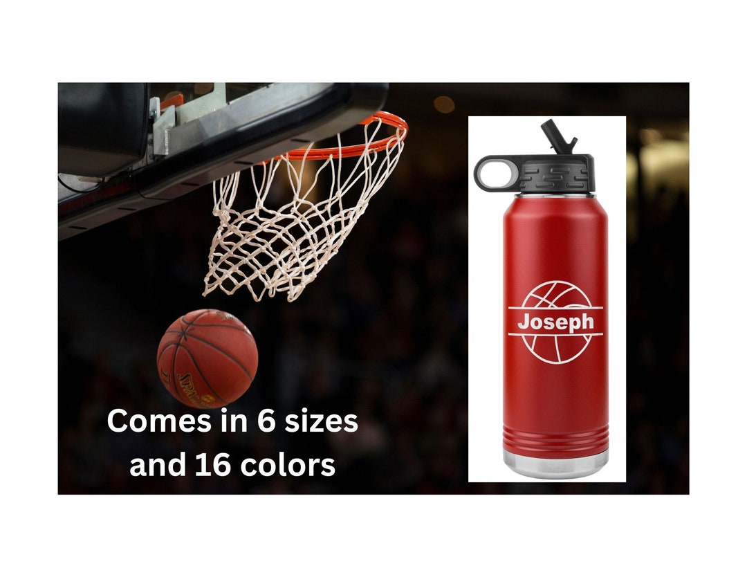 Basketball Water Bottle , Basketball Team Water Bottle , Personalized ...