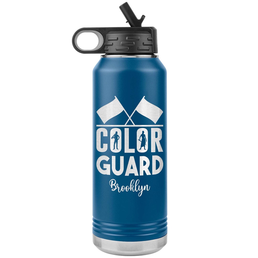 Personalized Color Guard Water Bottle / Tumbler Gift for Color Guard ...