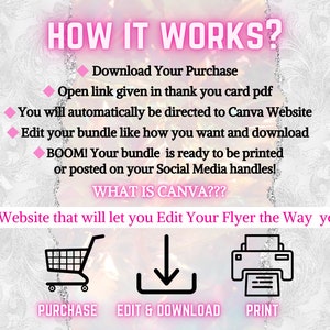 Bundle of 200 Canva Flyer Templates Digital Download : DIY Handmade ...