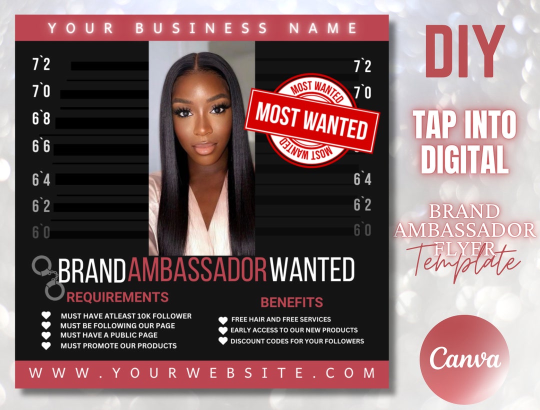 Brand Ambassador Flyer, Influencer Flyer, Brand Ambassador Wanted Flyer ...