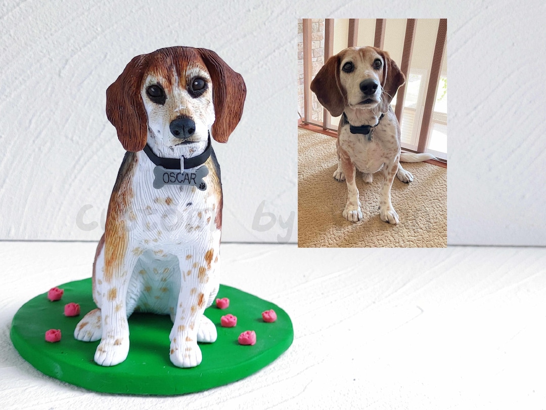 Custom Dog Figure, Dog Sculpture, Dog Memorial Gift, Dog Loss Gift ...