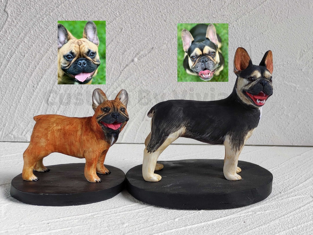 Custom Dog Sculpture, Dog Figure, Custom Pet 3D Portrait, Pet Memorial ...