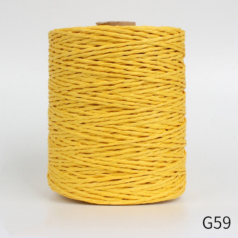 Paper Yarn Craft Yarn Raffia Yarn Crochet Raffia Macrame Paper - Etsy