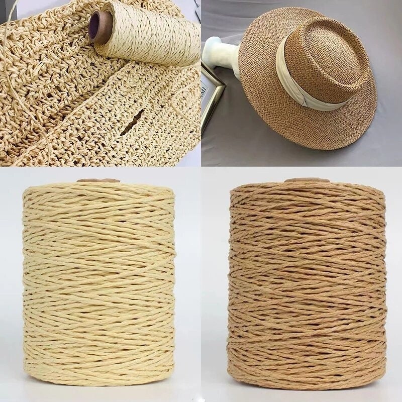 Paper Yarn Craft Yarn Raffia Yarn Crochet Raffia Macrame Paper - Etsy