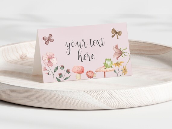 Editable Wildflower Fairies Food Labels, Printable Wildflower Tent ...