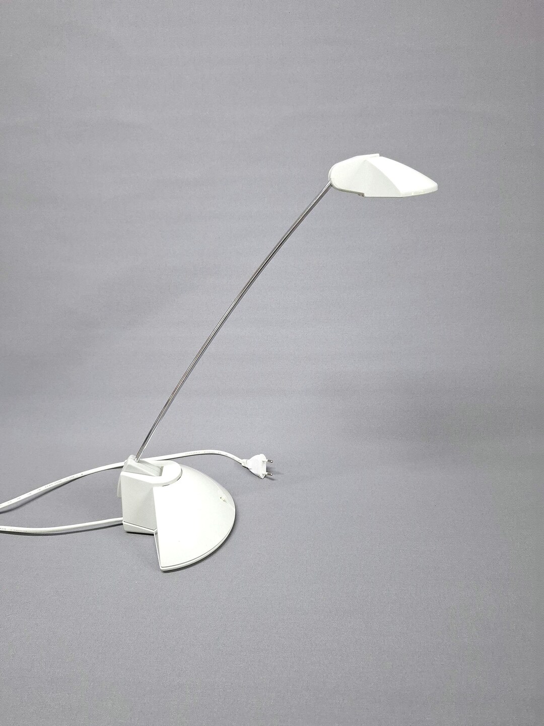 Modern Design Desk Lamp by Brilliant, White - Chrome - Etsy