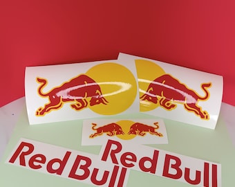 Red Bull Stickers / Stickers - Etsy