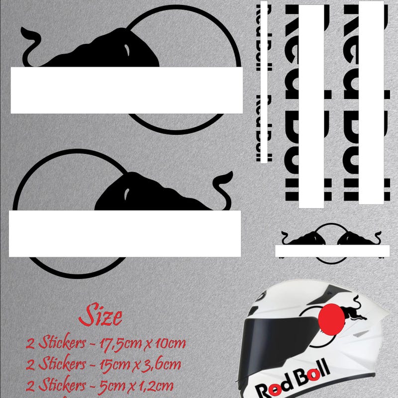 Red bull sticker - Etsy Nederland