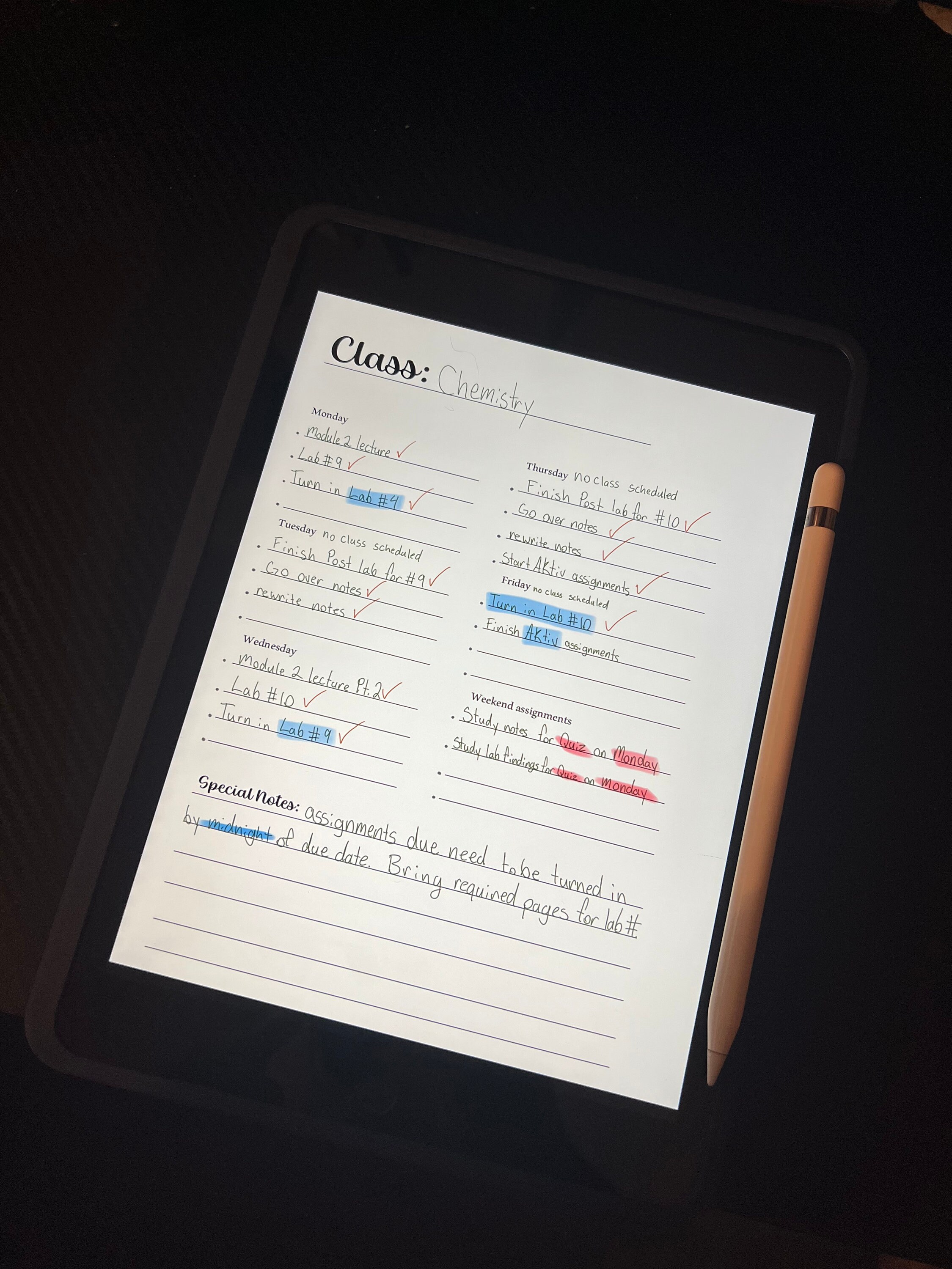 Downloadable School Planner, Printable Class Planner, Printable School ...