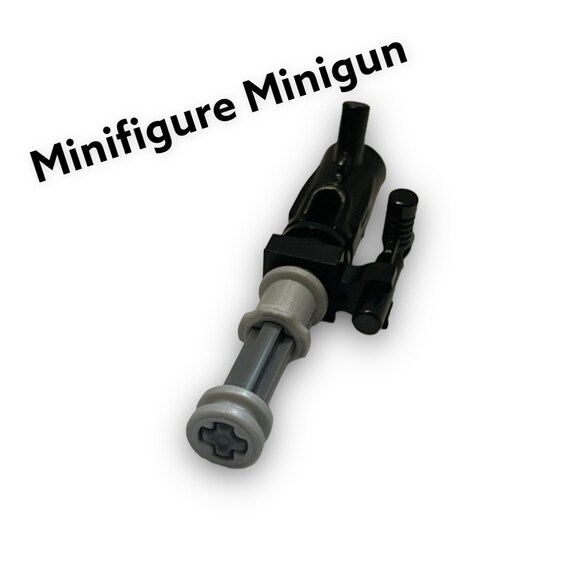 Lego Minifigure Minigun - Etsy