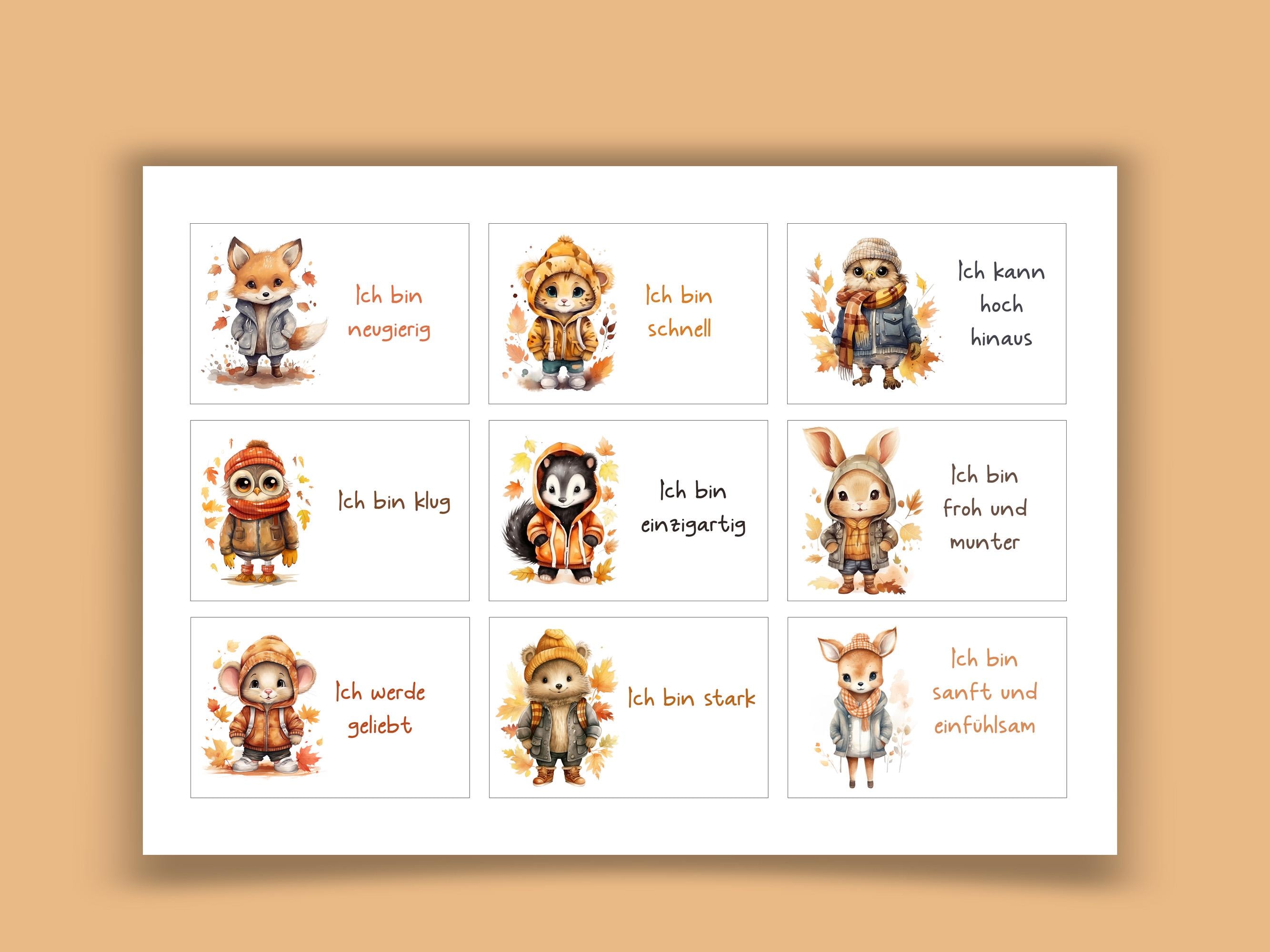 Lunch Boxes Messages Affirmation Cards to Print Yourself PDF Strengthen ...