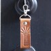 Lighthouse Brown Leather Keychain Key Fob Ring Ocean Theme - Etsy